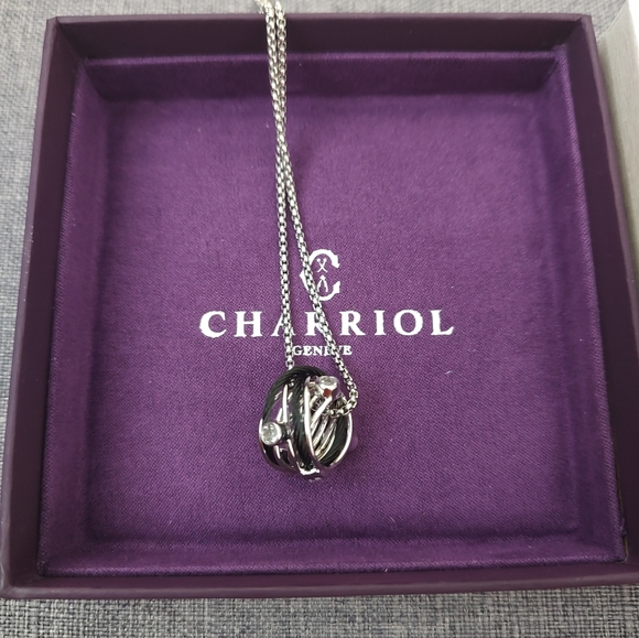 Charriol | Jewelry | Charriol Geneva Tango Necklace Silver 925 Topaz ...